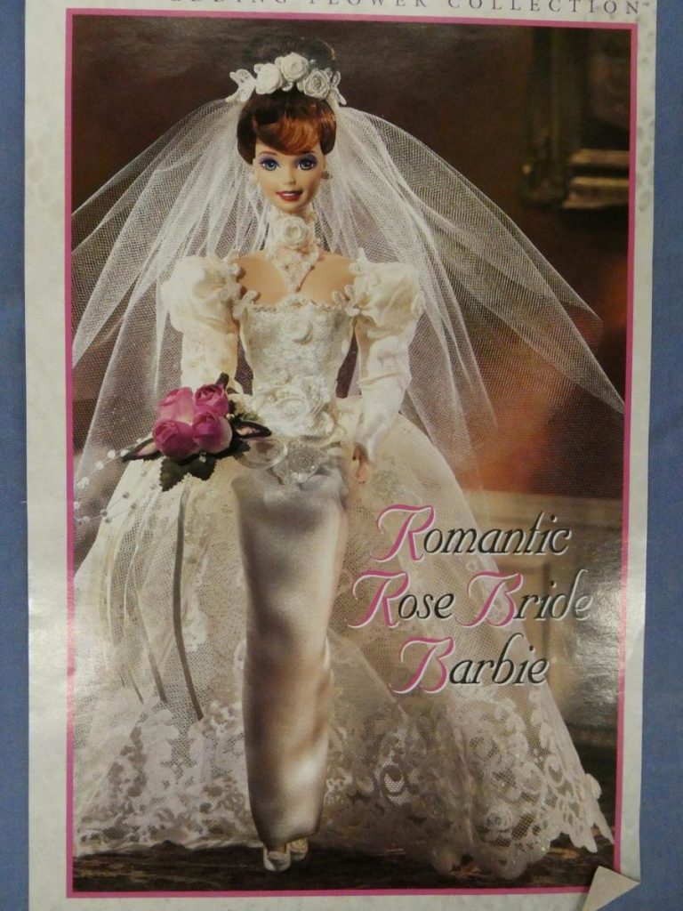 14541 Romantic Rose Bride Barbie (Porcelain) NRFB in Shipper – Doll Peddlar