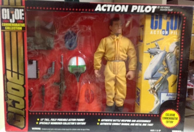GI Joe Action Pilot Commemorative Collection Brunette NEW MINT NEVER ...