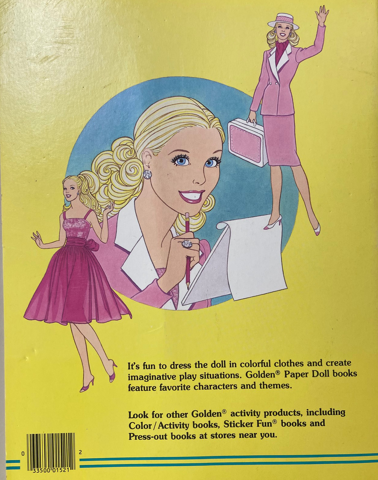Barbie Paper Dolls To Color