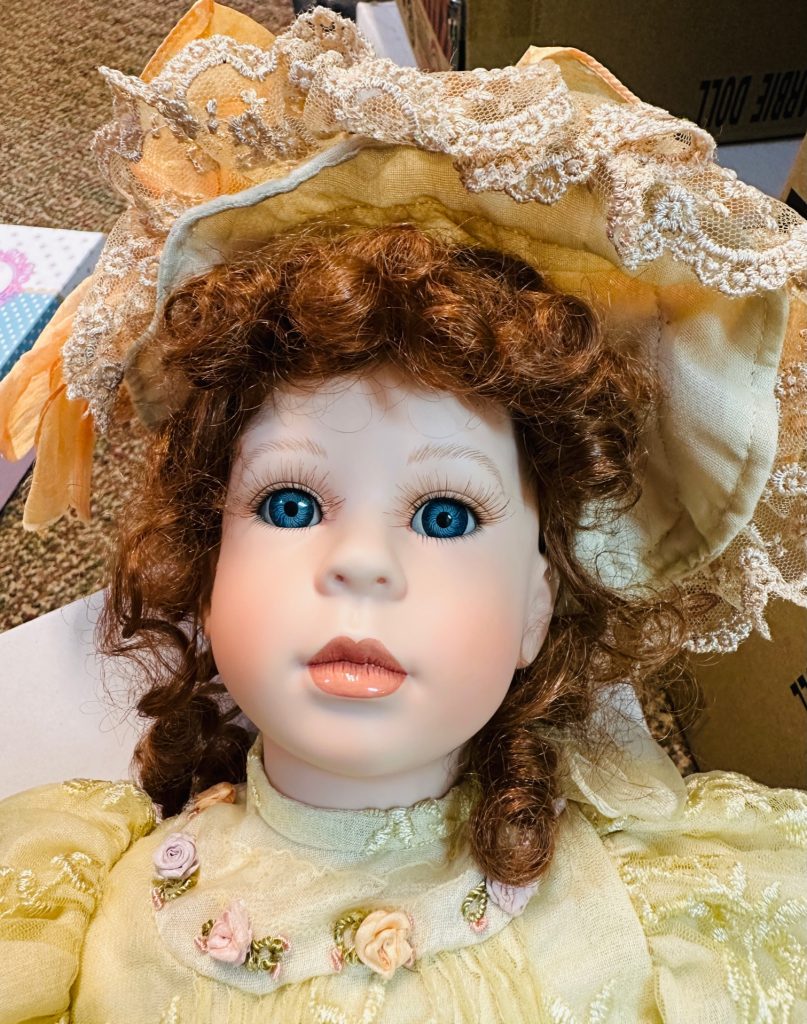 Helena Vintage Look Layers of Lace 20″ Porcelain doll Never Removed ...