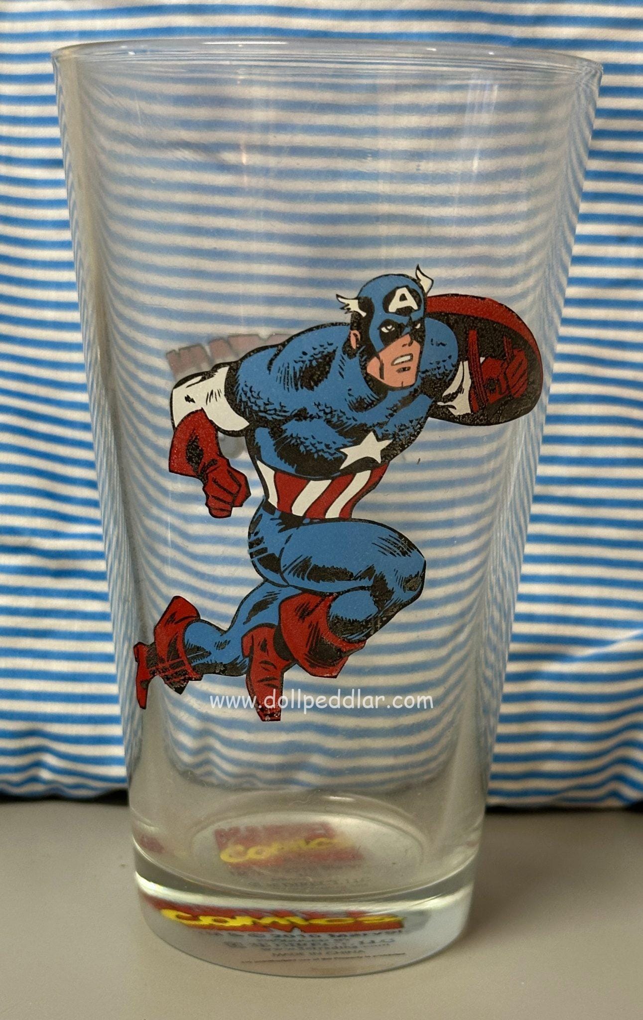Captain America Drinking Glass – Doll Peddlar
