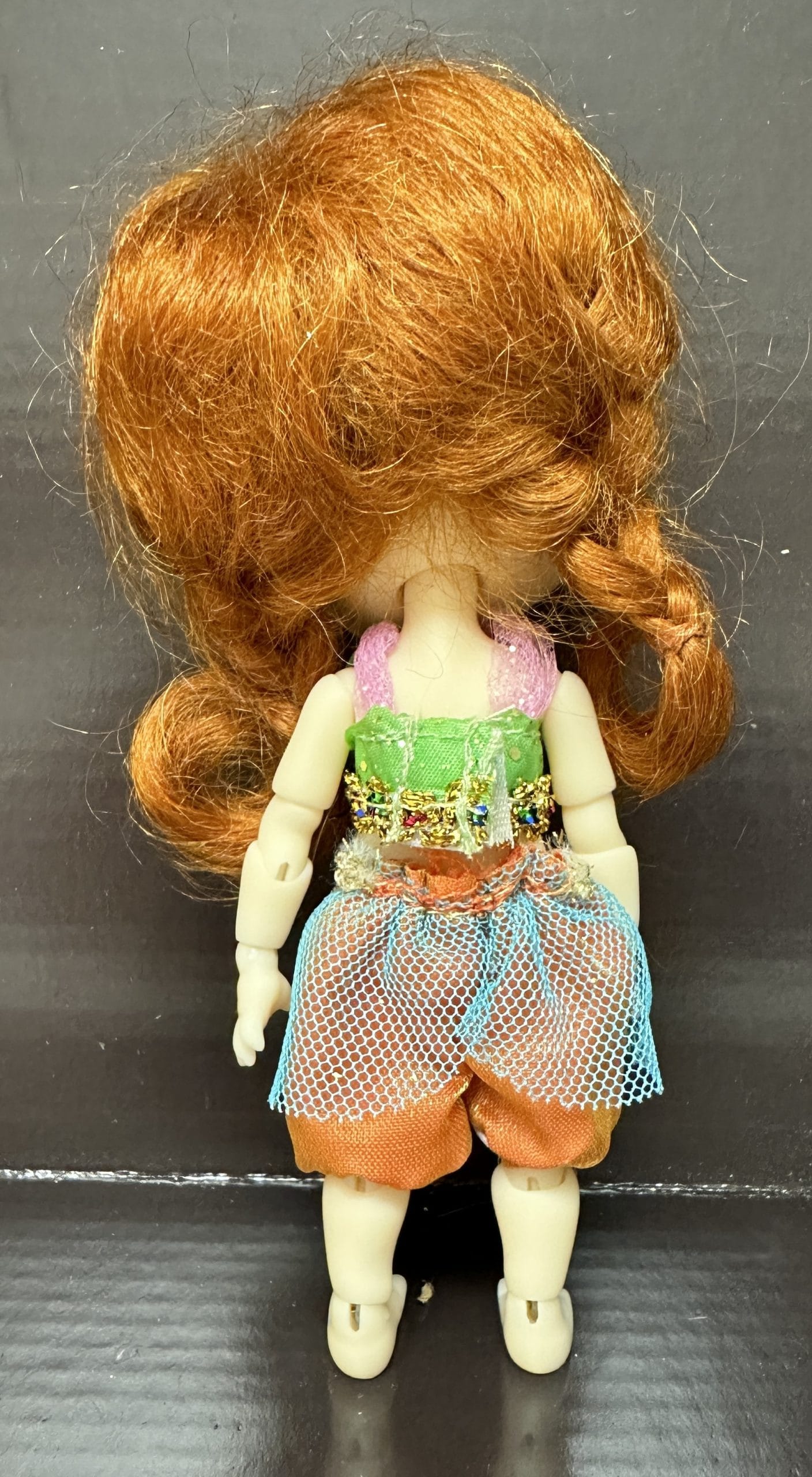 Green and Orange Genie Outfit for 4″ Dolls – Doll Peddlar