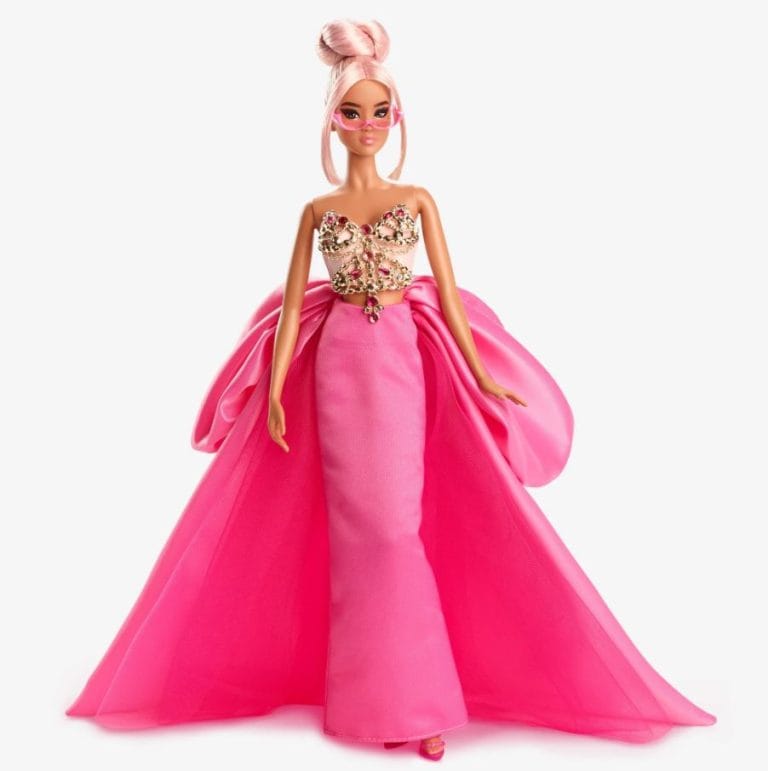 Hjw86 Barbie Pink Collection Doll Nrfb In Shipper Doll Peddlar