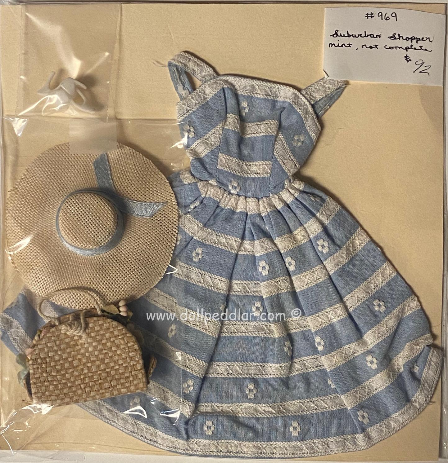 #969 Suburban Shopper Vintage Barbie Fashion MINT/INCOMPLETE – Doll Peddlar