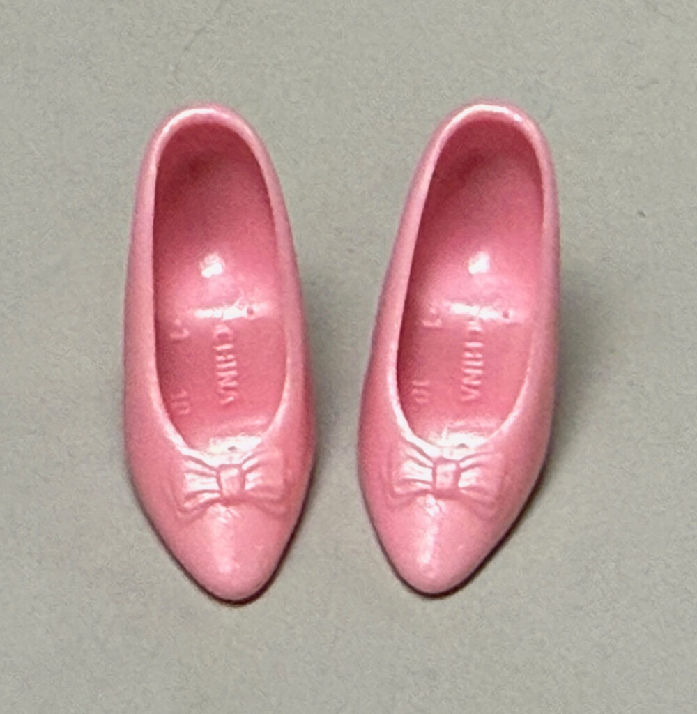 Barbie Pink Bow Pumps – Doll Peddlar
