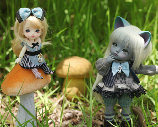 Lati Yellow Alice in Wonderland Cheshire Luna Dark Gray Skin Full Set ...